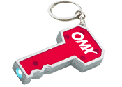 Custom Key Shape LED Keychains - Keychain Flashlights