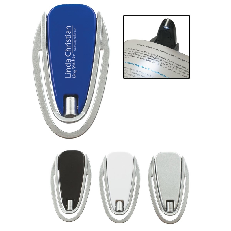 Personalized Flip Open Book Lights - Plastic Flashlights