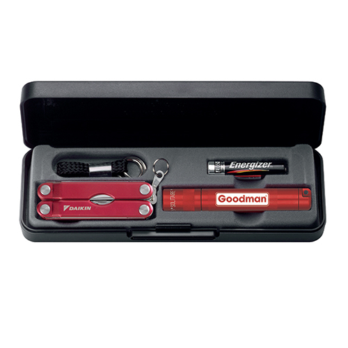 Promotional Maglite LED Solitaire Red Flashlights with Multi-Function ...